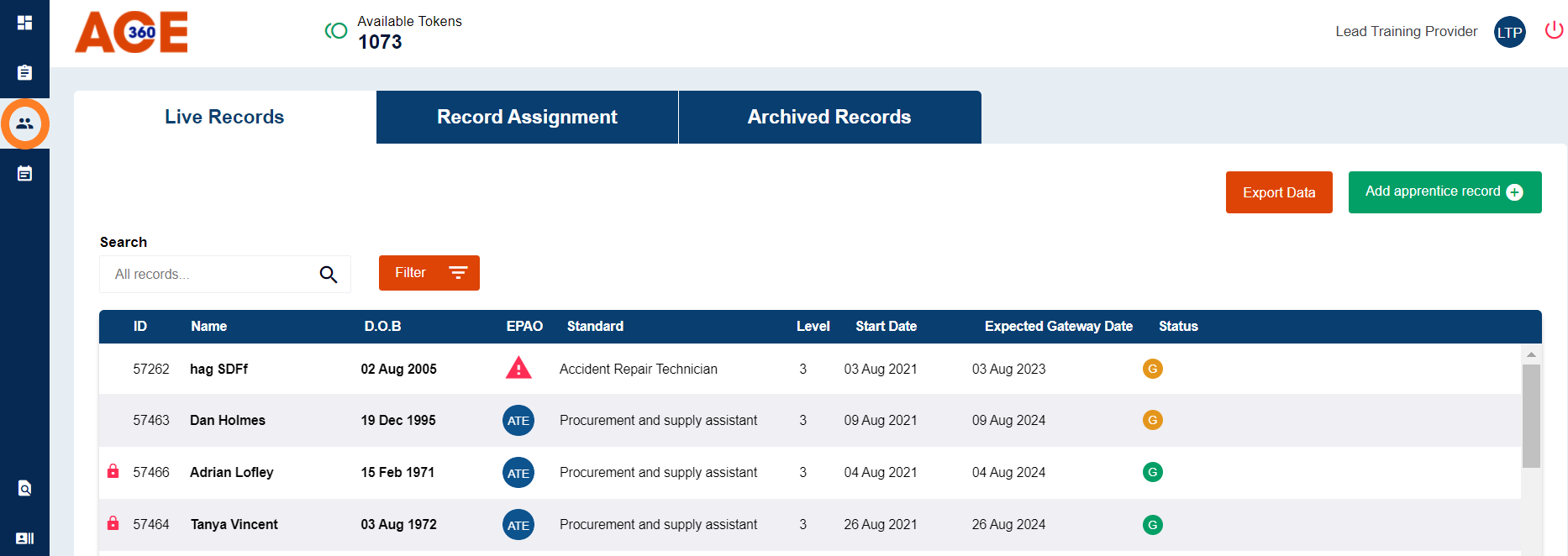 How to View Apprentice Records as an LTP on ACE360: A Step-by-Step ...