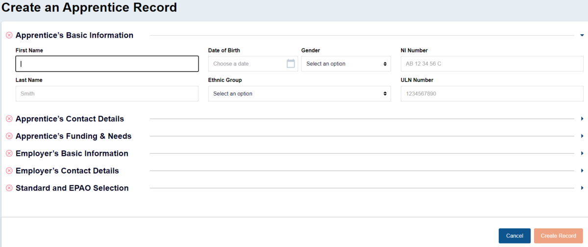 Creating Apprentice records in ACE360: A Complete Guide for LTPs - ACE360