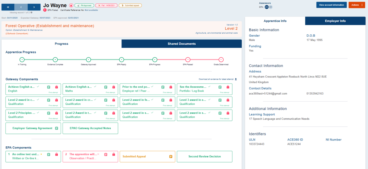 Navigating the ACE360 Dashboard: Essential Guide for EPAOs - ACE360