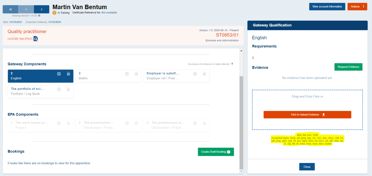 Comprehensive Guide for LTPs: Uploading Gateway Evidence in ACE360 - ACE360