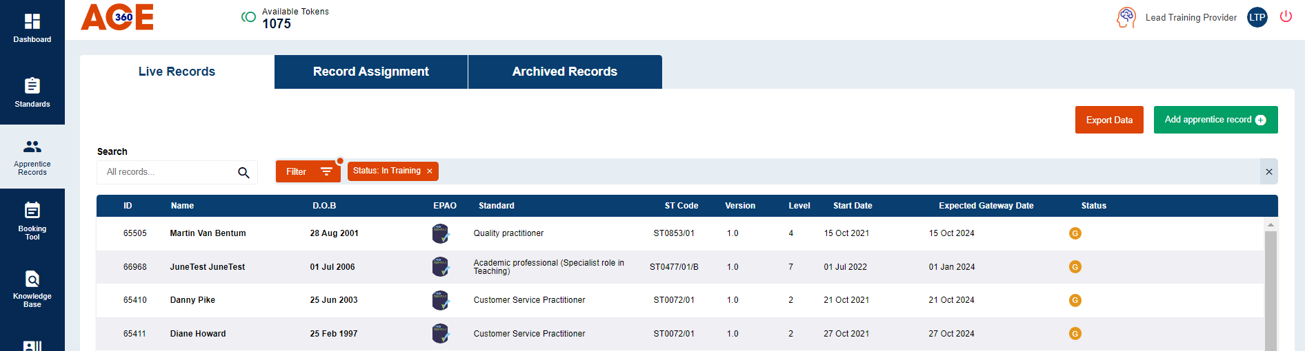 How to Apply a Break in Learning to an Apprentice Record on ACE360 ...