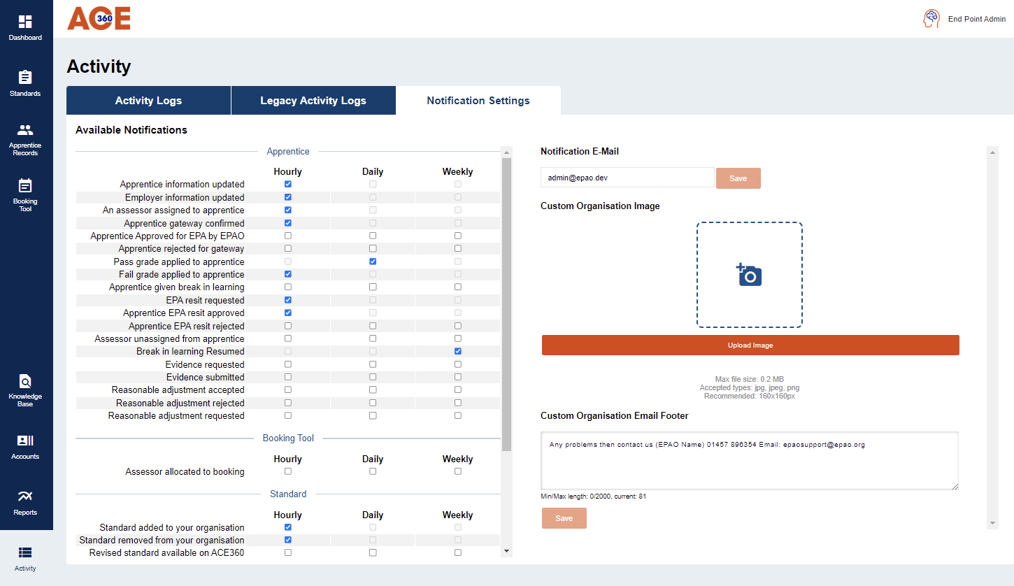 Optimizing Email Notifications in ACE360: A Complete Guide - ACE360